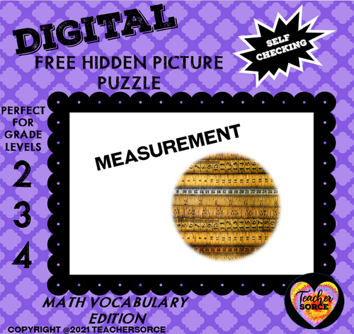 Math Vocabulary (Geometry, Telling Time, Operations and Measurement ...