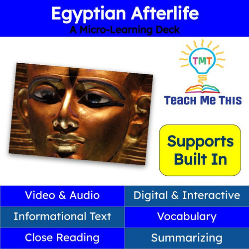 Ancient Egypt Informational Text Reading Passage and Activities