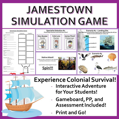 Jamestown Simulation Game