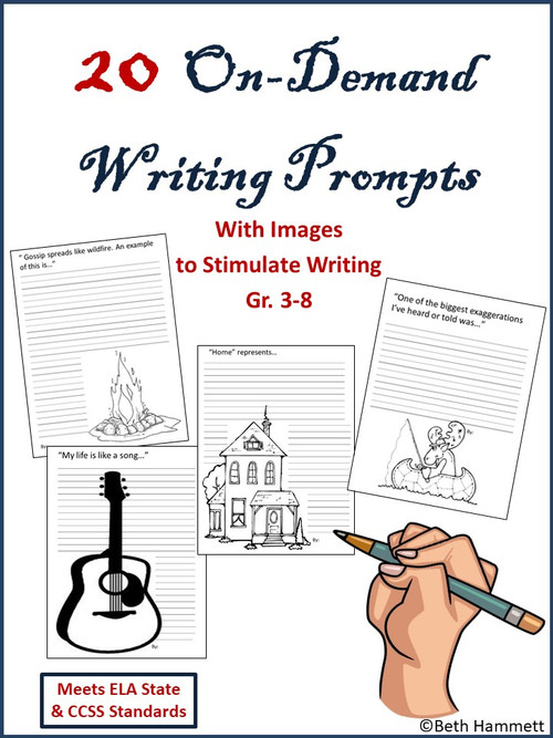 Writing Prompts: 20 Non-Fiction, On-Demand Writing Prompts - Amped Up ...