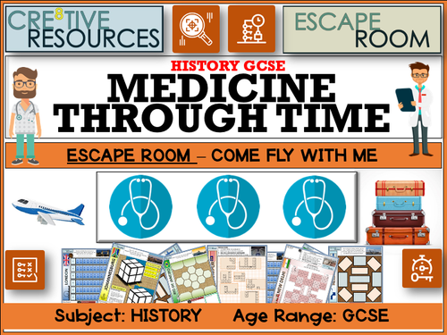 Medicine Through Time Escape Room