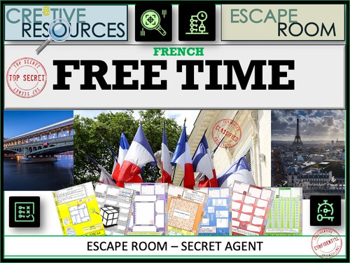 Free Time French Escape Room - Amped Up Learning