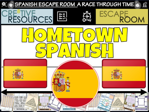 Hometown - Where I live Spanish Escape Room - Amped Up Learning