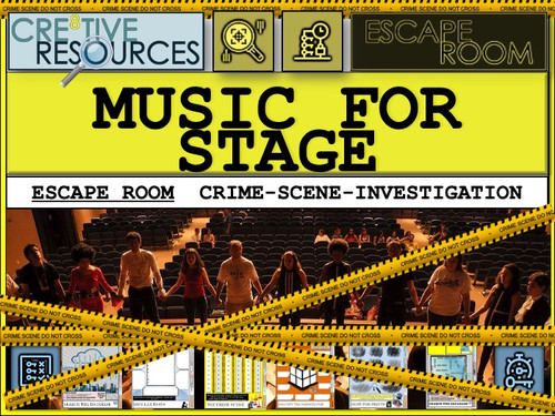 Music For Stage Escape Room - Amped Up Learning