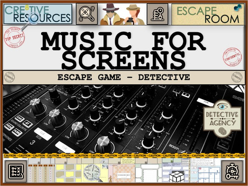 Music for Screen Escape Room - Amped Up Learning