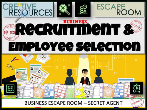 Recruitment and Employee Selection Escape Room - Amped Up Learning