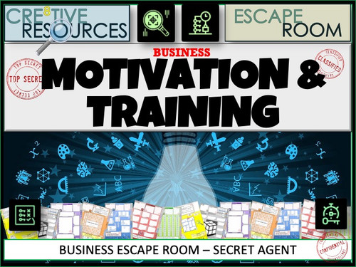 Motivation and Training Escape Room - Amped Up Learning