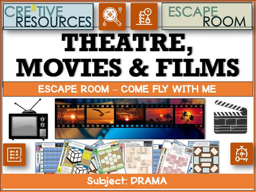 Movie Film and Theatre Escape Room - Amped Up Learning