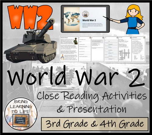 3rd and 4th grade Close Reading Activity