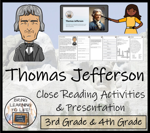 3rd and 4th grade Close Reading Activity
