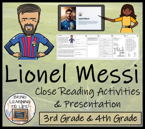 3rd and 4th grade Close Reading Activity