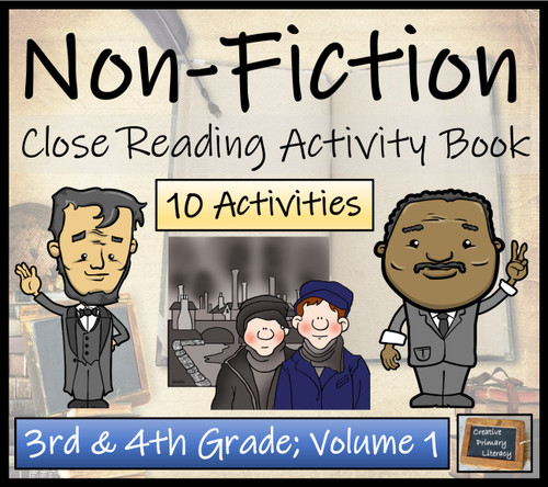 3rd and 4th grade Close Reading Activity