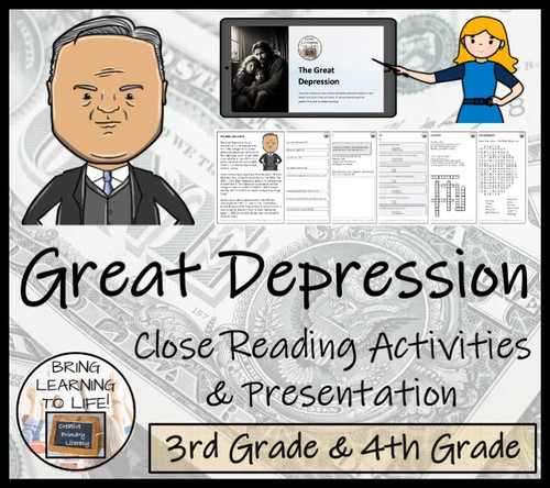 3rd and 4th grade Close Reading Activity
