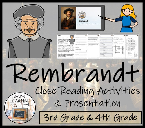 3rd and 4th grade Close Reading Activity