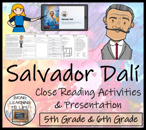Salvador Dali Close Reading Comprehension Activities