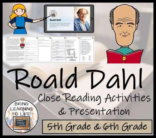 Roald Dahl Close Reading Activity | 5th Grade & 6th Grade