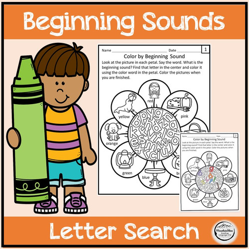 Beginning Sounds Letter Search