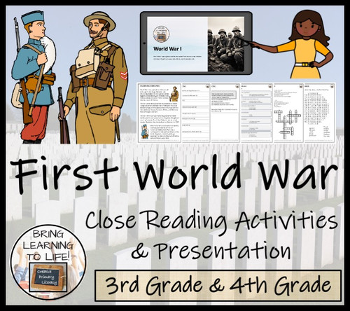 3rd and 4th grade Close Reading Activity