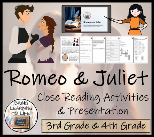 3rd and 4th grade Close Reading Activity