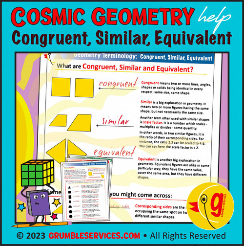 Congruent, Similar, Equivalent - Elementary Montessori Geometry help ...