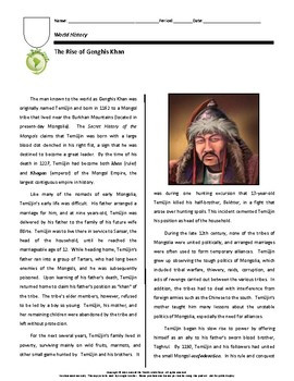 Biography: The Rise of Genghis Khan
