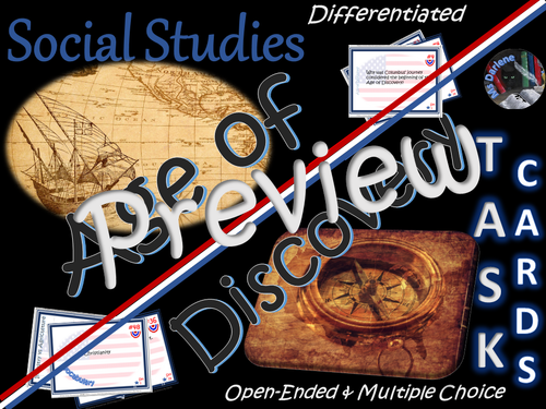 Age of Discovery~Task Cards~Social Studies~Worksheets/Charts~Social ...