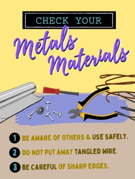 POSTER: Check your Metals Materials - Amped Up Learning