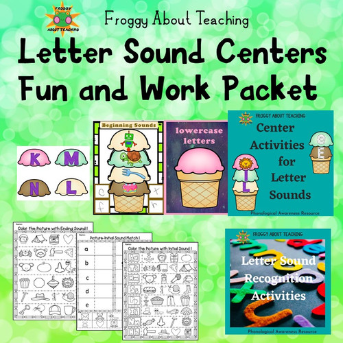 Centers for Letter Sounds - Amped Up Learning