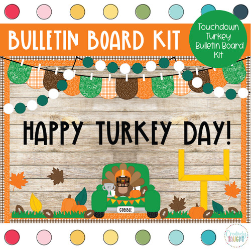 Touchdown Turkey - Thanksgiving - November Bulletin Board Kit