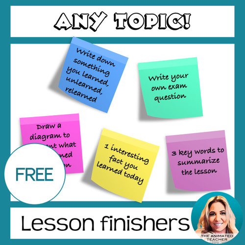Lesson finishers