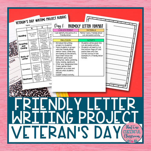 Veteran's Day Friendly Letter Writing Project