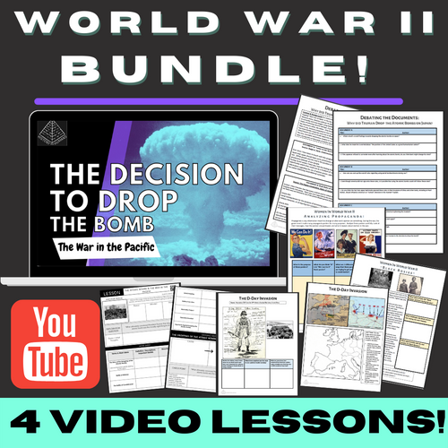 World War II Bundle | 4 Powerful Videos & Activities!! - Amped Up Learning