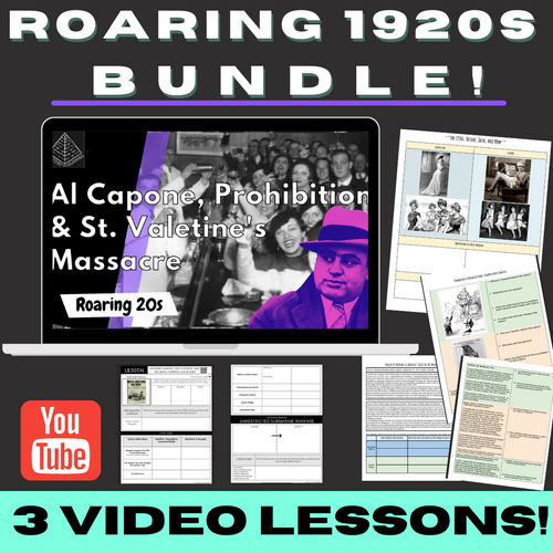 The Roaring 1920s Bundle | 3 Engaging Videos & Activities!! - Amped Up ...