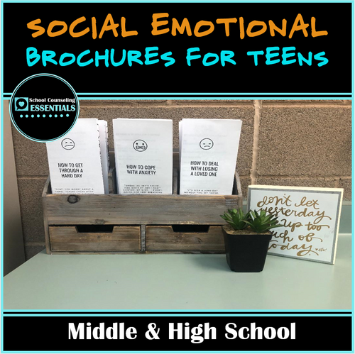 Social-Emotional Brochures for Teens - Amped Up Learning