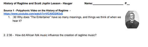 History of Scott Joplin, Ragtime Piano Music, and Its role in American ...
