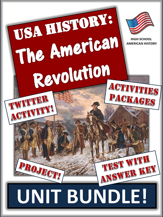 American Revolution Bundle: 65+ Page/Slides of Activities and Resources ...