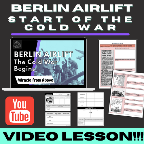 Berlin Airlift & Start of the Cold War | VIDEO & ACTIVITY