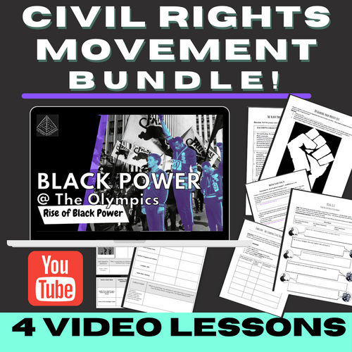 Civil Rights Movement BUNDLE | VIDEOS, LESSONS, ACTIVITIES! - Amped Up ...