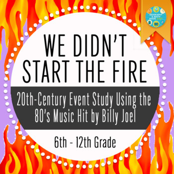AMERICAN HISTORY:WE DIDN'T START THE FIRE:STUDY OF 20TH CENTURY WITH ...