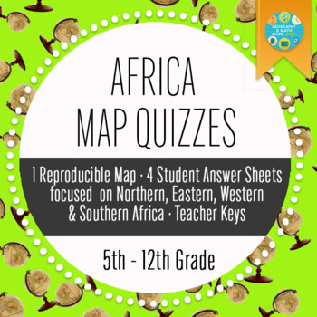 Geography, World History & African Studies: Africa Map Quiz