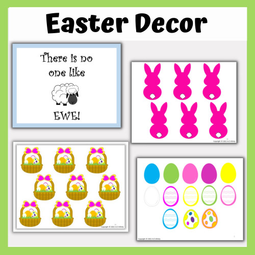 Easter Classroom Door Decor