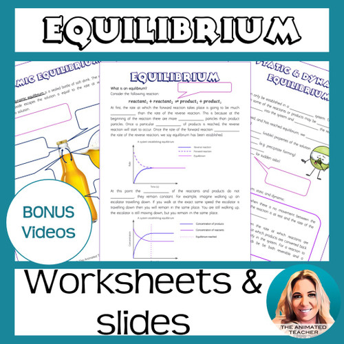 Equilibrium reactions introduction worksheets with answers