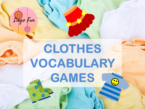 Clothing Vocabulary Games for ESL