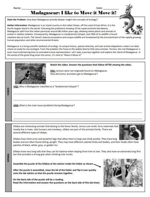 Biogeography: Madagascar Gotta Move it Move it - Amped Up Learning