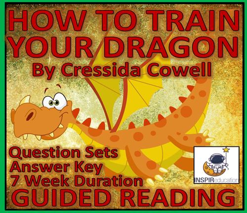 GUIDED READING: How to Train your Dragon - Cressida Cowell: 34 Question ...