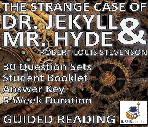 GUIDED READING: Dr Jekyll and Mr Hyde by RL Stevenson - Question Sets ...
