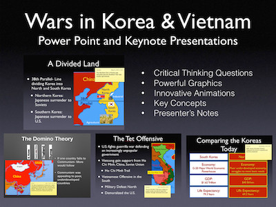 Wars In Korea and Vietnam History Presentation