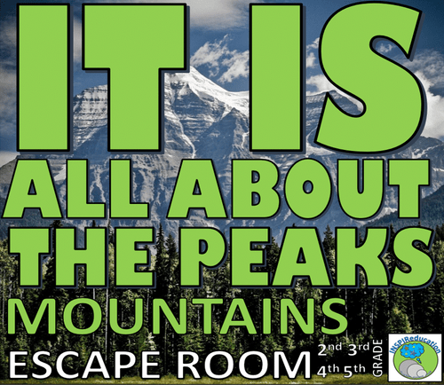 Geography Escape Room: Mountains - 9 Challenges, Answer Key, Resources ...