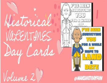 George Washington "I've Been Surveying You For a While" Valentine Day Card