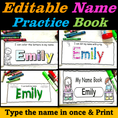 Editable Name Book